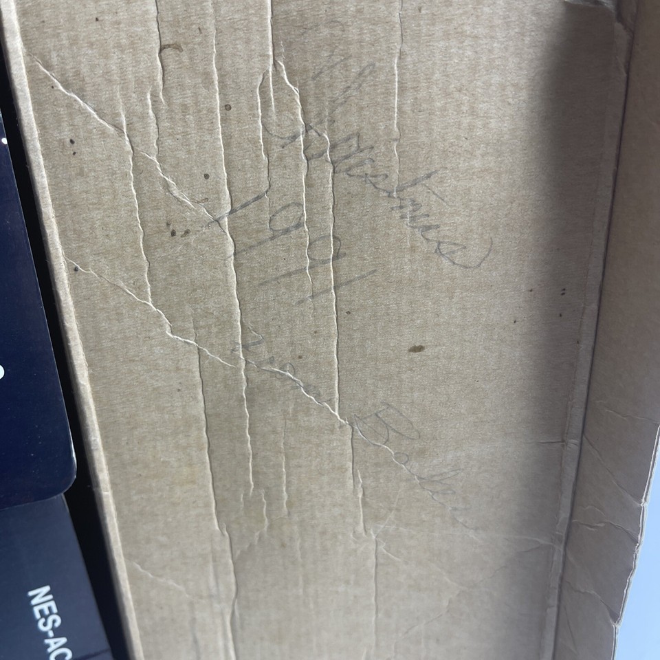 NES Nintendo Entertainment ACTION SET BOX ONLY (NO STYROFOAM) Orange ...