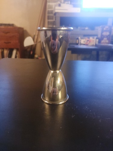 Vintage Silver Metal Double Sided Jigger | eBay