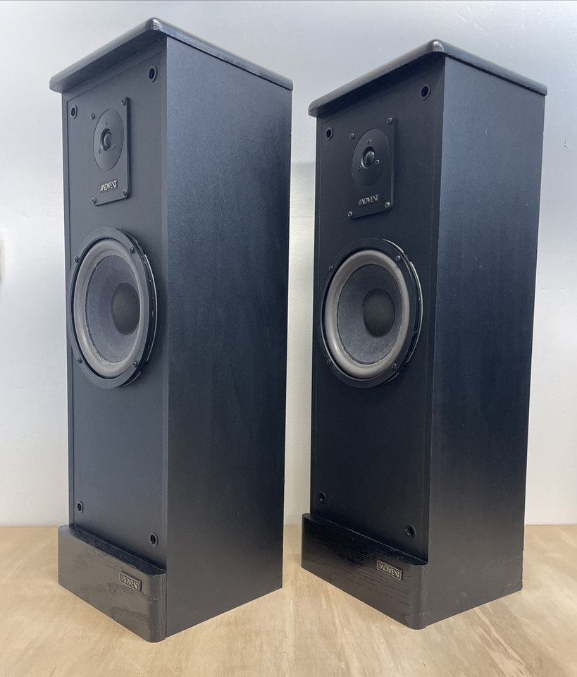 Advent Prodigy Tower Speakers in Black - New Foam & Sound AWESOME! | eBay
