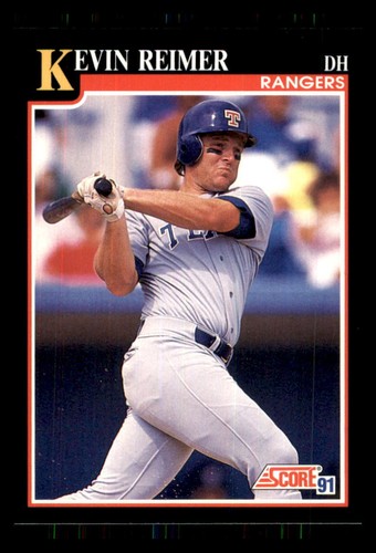 1991 Baseball Score Kevin Reimer Texas Rangers #836 | eBay