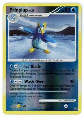 Prinplup Reverse Holo 44/100 Majestic Dawn Pokemon Card | eBay UK