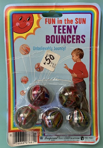 VINTAGE 1983 FUN in the SUN TEENY BOUNCERS Imperial toy Corp. NEW | eBay