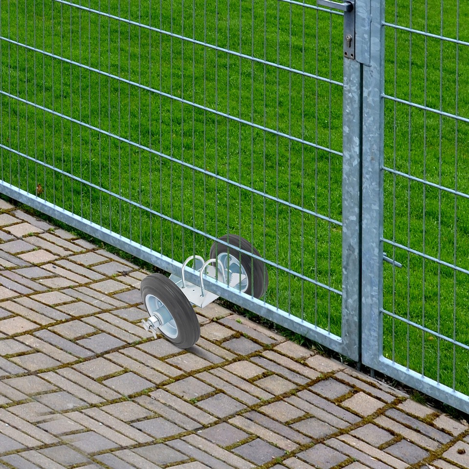 Rolling Gate Hardware Kit, Heavy Duty Sliding Gate Rollers Wheels Kit ...