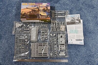 Dragon 1:35 Jagd-Tiger Porsche Production Type Sd. Kfz. 186 - Kit #6051 ...