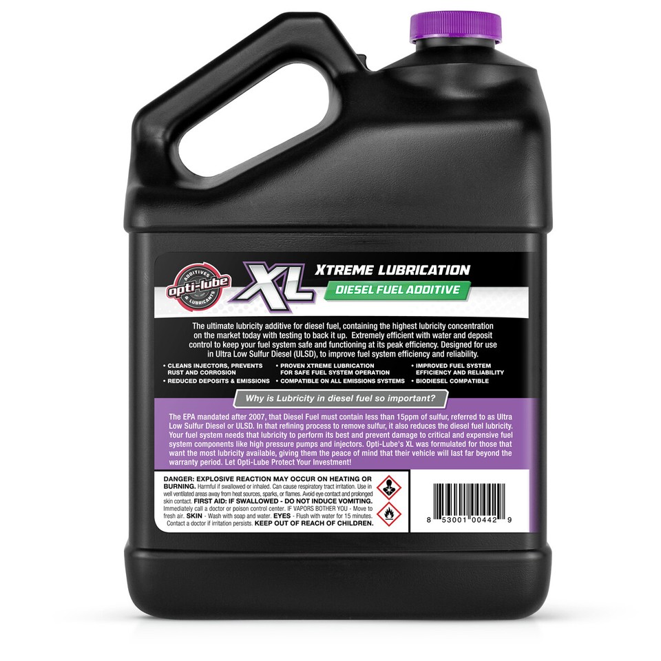 Opti-Lube XL Xtreme Lubricant Diesel Fuel Additive: 1 Gallon without ...
