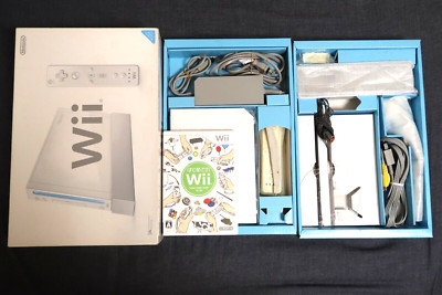 Nintendo Wii White console SET & My first Wii NTSC-J Japanese tested[A ...