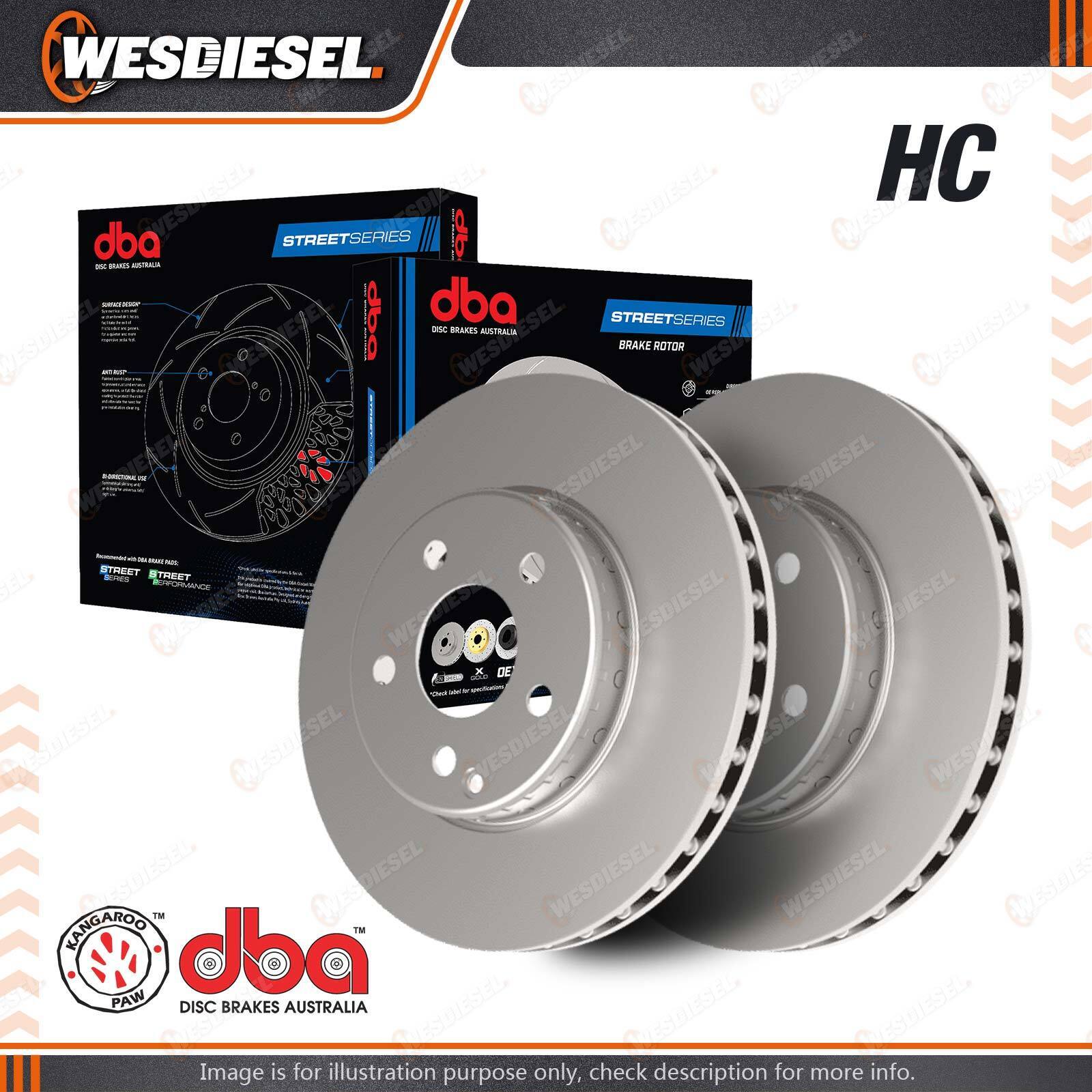 2Pcs DBA Front Street Series Hybrid Composite Disc Brake Rotors ...