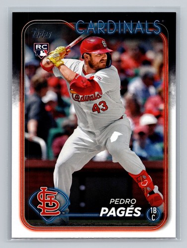 2024 Topps Update #US338 Pedro Pages St. Louis Cardinals Baseball Card ...
