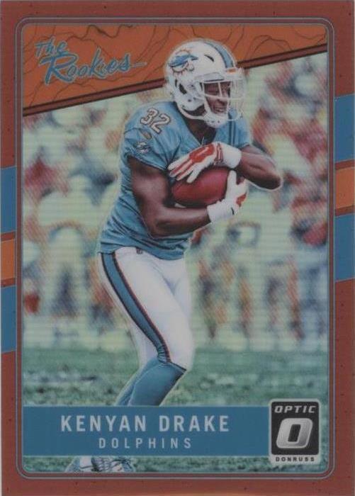 2016 Donruss Optic - The Rookies Kenyan Drake #TR-KD Red /99 (RC) for ...