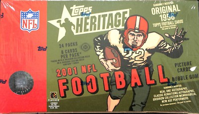 2001 Topps Heritage Football Sealed Hobby Box | eBay