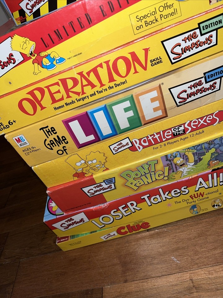 x7 Simpsons Board Games + 1 Puzzle | eBay