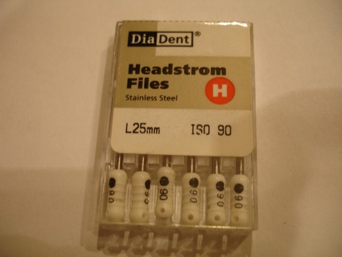 6 Packs DiaDent Dental Endodontic Hand H- Files (6/Pkg) 25mm ISO size ...