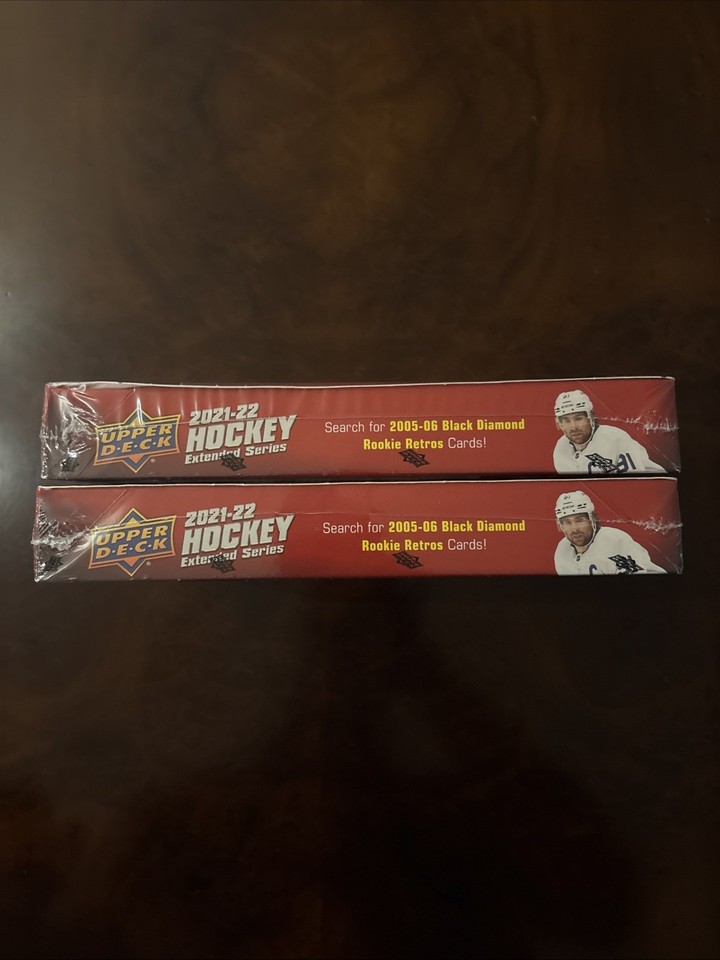 2X 2021-22 Upper Deck Extended Series Hockey Factory Sealed Hobby Box ...