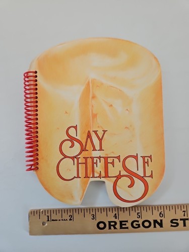 SAY CHEESE Cookbook by Judith Bosley 1990 Spiral-Bound Trade PB Book ...
