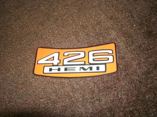 1967 DODGE CORONET CHARGER 426 HEMI AIR CLEANER DECAL | eBay