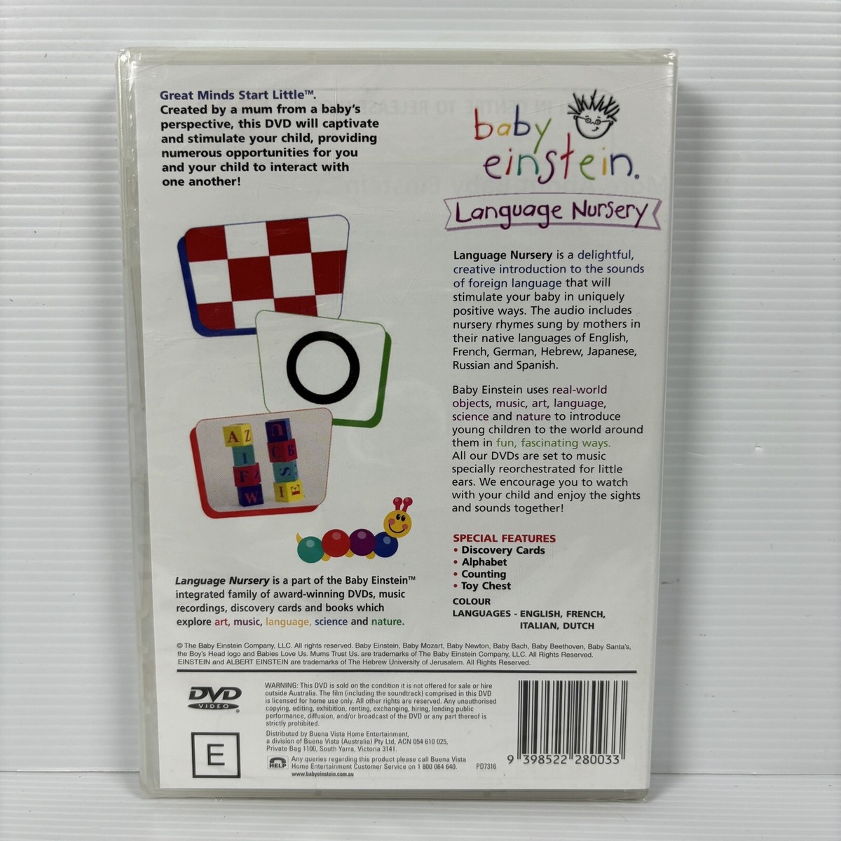 Baby Einstein Language Nursery Dvd Ebay Baby Einstein Taal Lesjes DVD