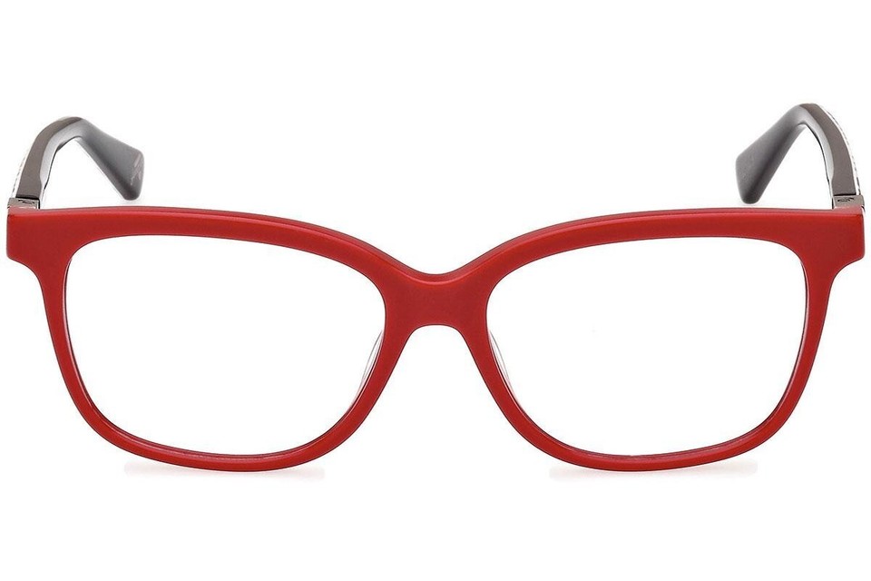GUESS GU5220 066 Shiny Red Plastic Optical Eyeglasses Frame 51-15-140 ...