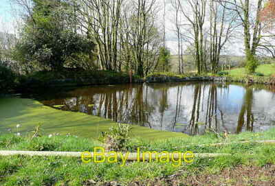 Photo 6x4 Pond at Stone Exford The name of the farm may be Stone, or ...