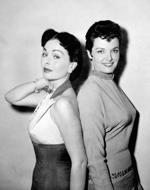 Jane Russell Jeanne Crain London Airport They are filming "Gen- 1954 ...