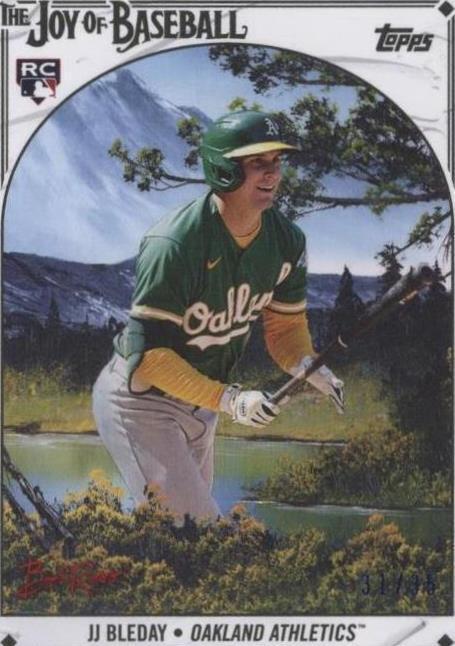 2023 Topps X Bob Ross The Joy of Baseball - JJ Bleday #22 Titanium ...