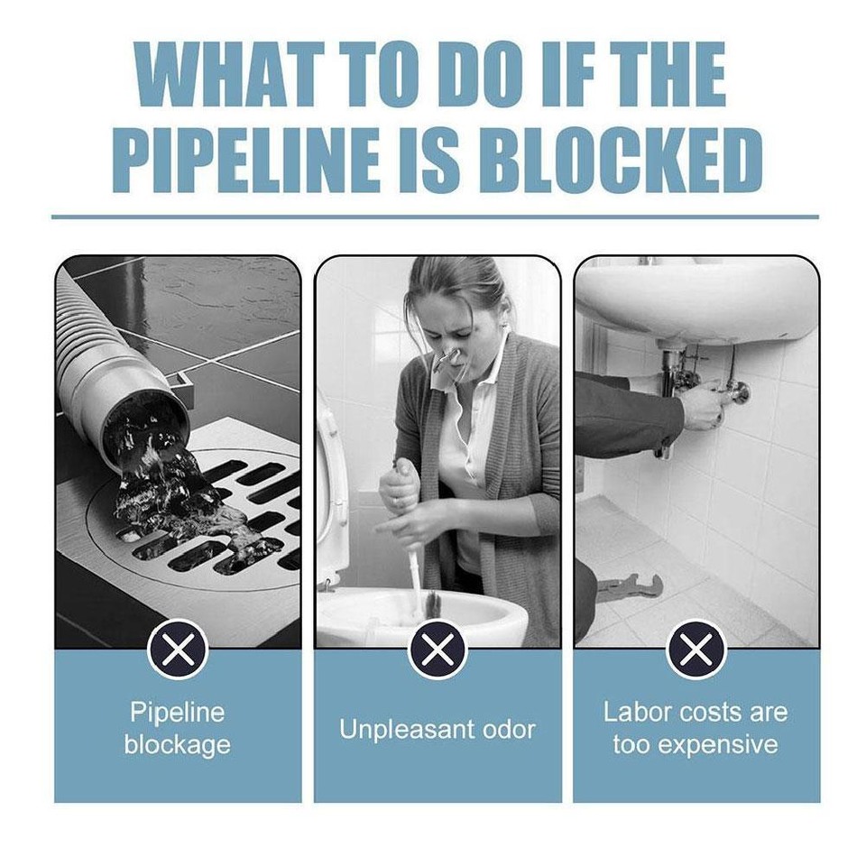 Liapu Powerful- Pipe Dredging Agent,Pipeline Dredging Agent for-Kitchen ...