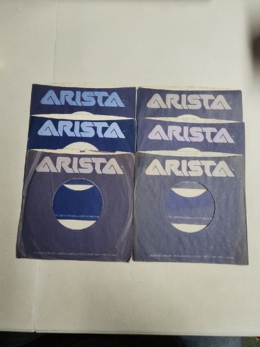 45 RPM 7" RECORD SLEEVES CO. SLEEVE 6 PACK SEE PHOTOS - Arista (SLV64 ...