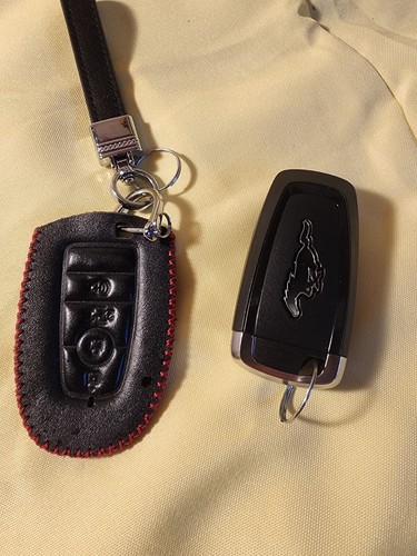 Ford Mustang Mach-e Electric Pony Key FOB With Leather Case | eBay