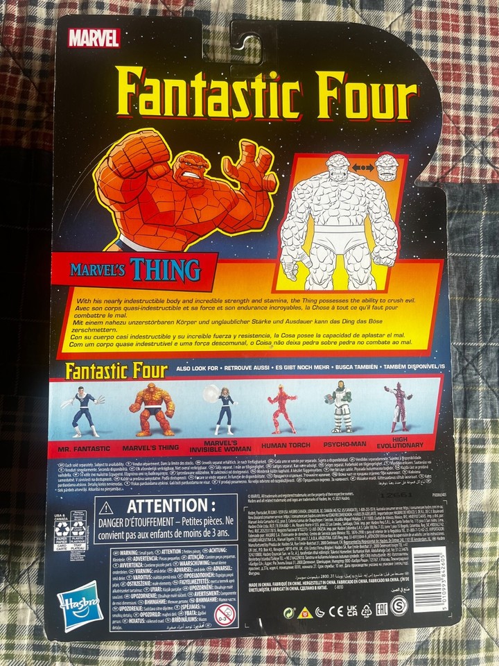 NEW THE THING MARVEL'S THING 2021 HASBRO 6" FIGURE FANTASTIC 4 Marvel Comics | eBay
