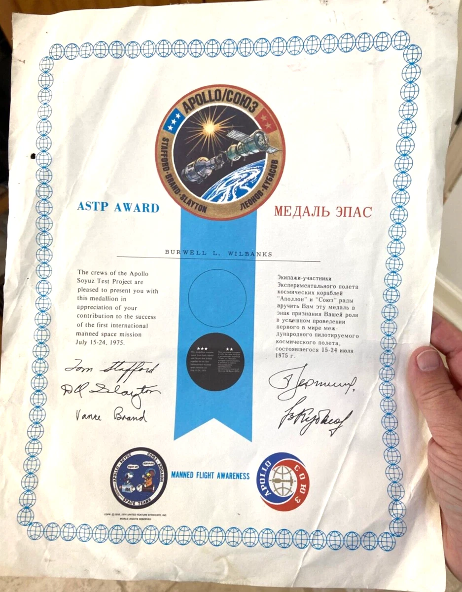 Nasa Employee Certificate