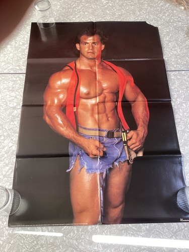 Hot Guy Sexy Guy Vintage 1988 Poster Bodybuilder By Verkerke Gay Interest | eBay