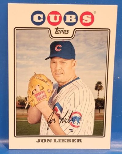 Jon Lieber P Cubs Topps Baseball Card #UH139 2008 | eBay