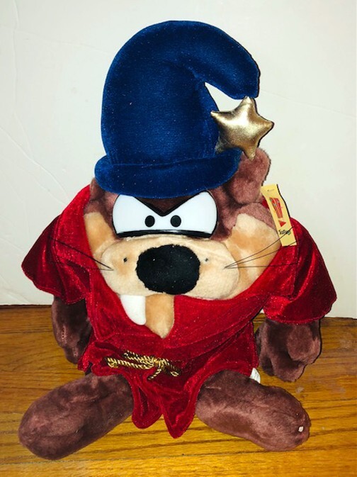 24" 2001 Six Flags Prize Tasmanian Devil Taz Magic Plush Looney Tunes ...