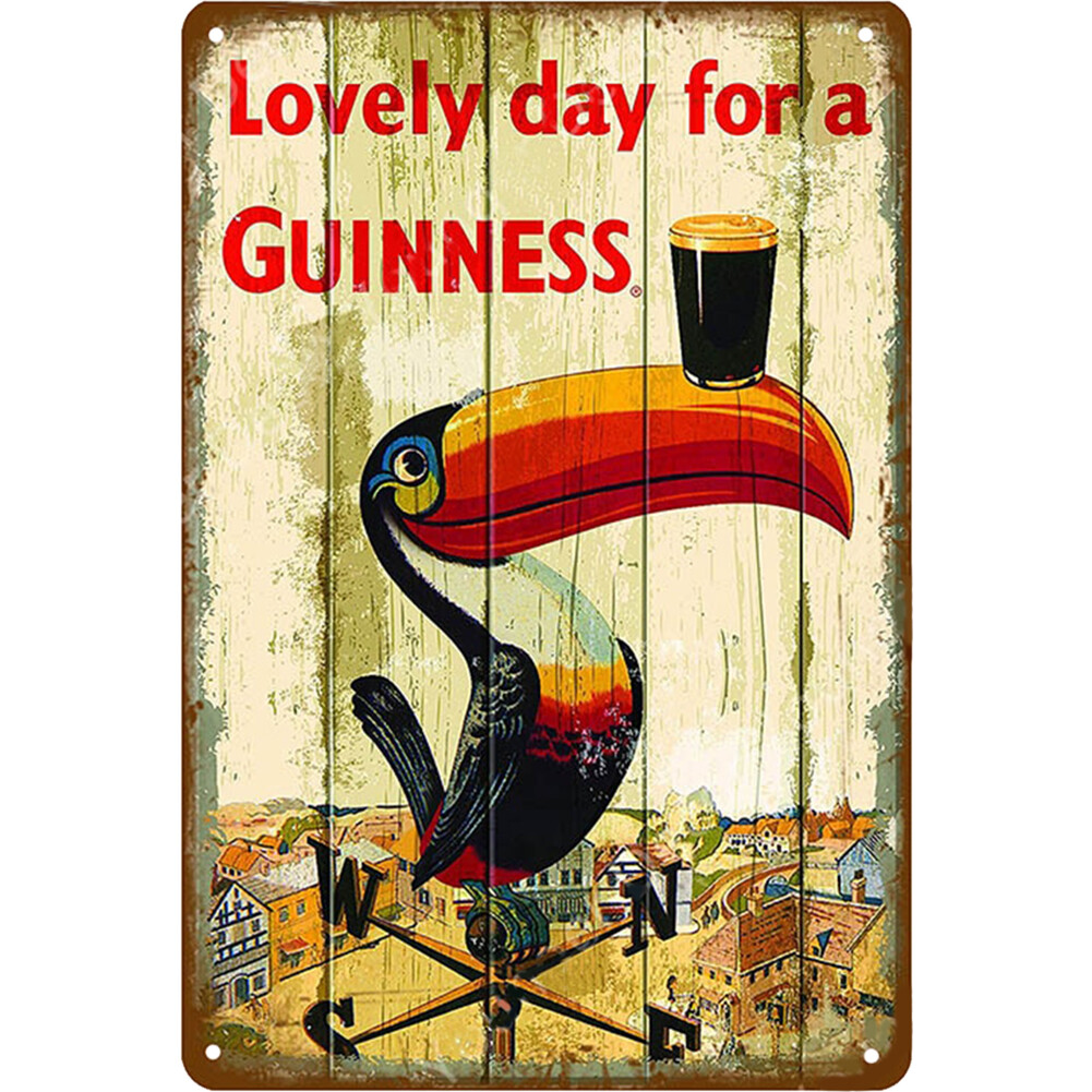 Vintage Metal Tin Sign Plaque Wall Advertisement Posters Iron Painting ...