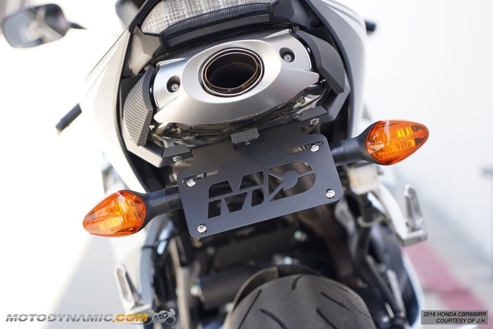 Fender Eliminator Kit + LED License Plate Light Fits Honda CBR600RR ...
