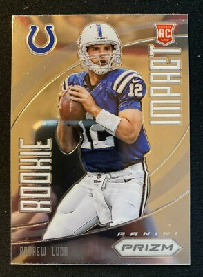 Andrew Luck 2012 Panini Prizm ROOKIE IMPACT Rookie Card #1 RC | eBay
