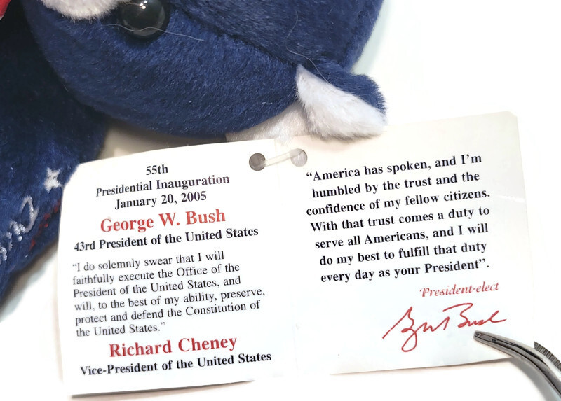 Ty Beanie Babies Inauguration of President & Vice Bear Plush 2005 ...