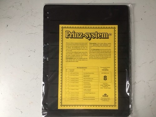 Prinz Single-Sided Stock Sheets 8 Strip | eBay UK