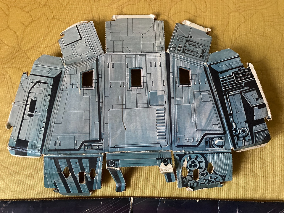 VTG 1980 * Kenner Star Wars * ICE PLANET HOTH Playset * Cardboard ...