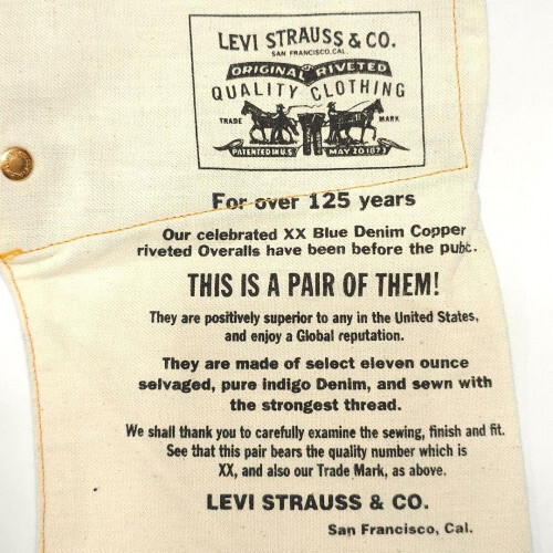 Levi's, First 501, Vintage, Reproduction, 125, W31, Made in USA, Dark ...