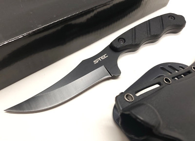 Conceal Carry Full Tang Fixed Blade Boot Knife G10 Grip Paddle Belt ...