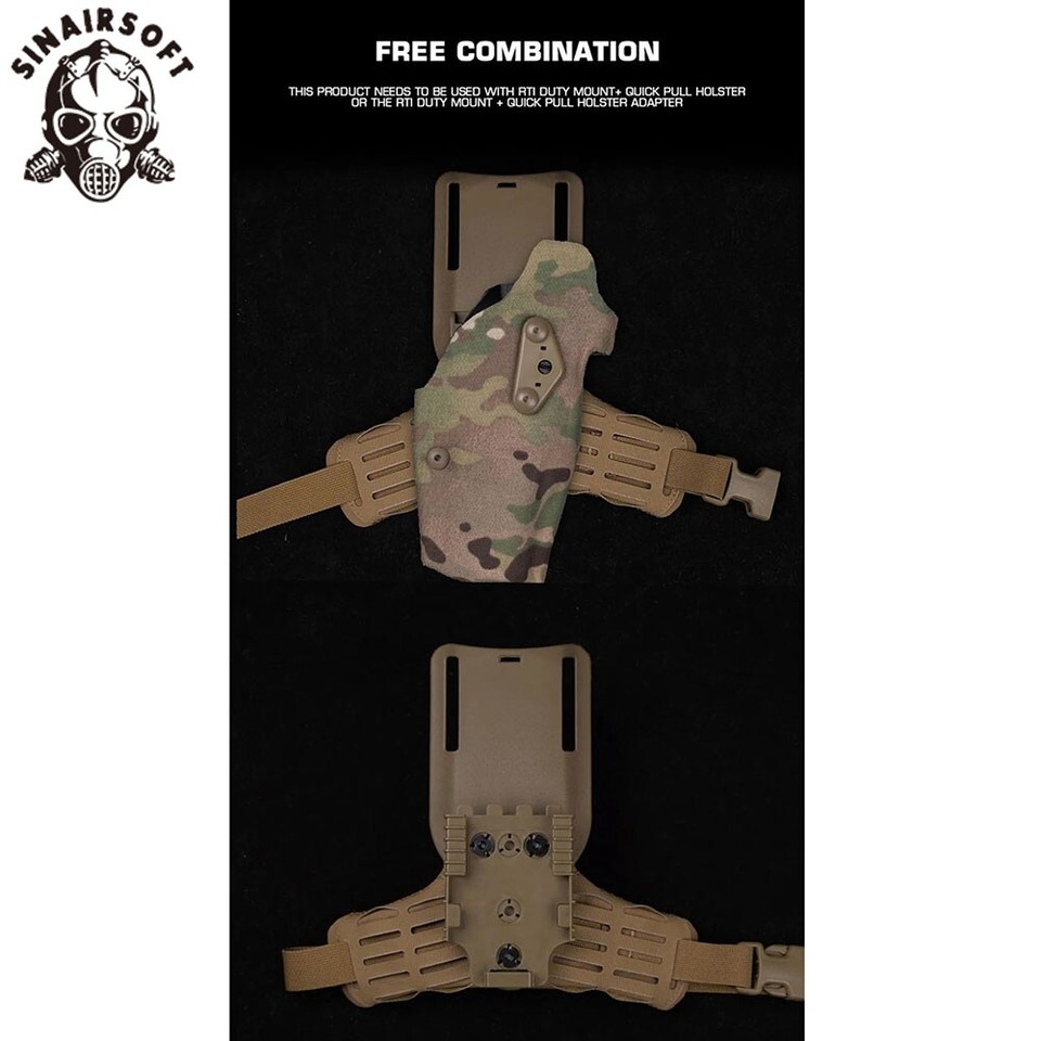 Tactical Drop Leg Strap Band Arc Rti Duty Mount Thigh Strap Holster Leg ...