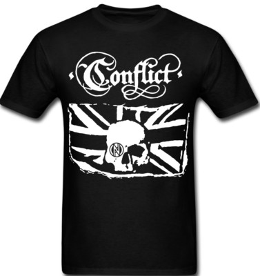 CONFLICT T shirt band Hardcore Punk Rock Ska Anarcho | eBay