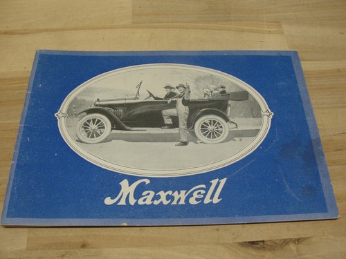 VINTAGE 1918 MAXWELL CAR SALES BROCHURE | eBay