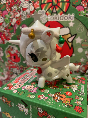 Tokidoki Holiday Unicorno Series 2 Christmas Vinyl Figure Snow Angel w ...