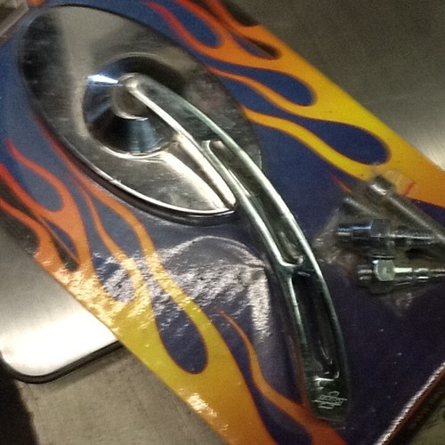 Pro-One Performance Chrome Billet Aluminum Smooth Mirror Right 1901 ...