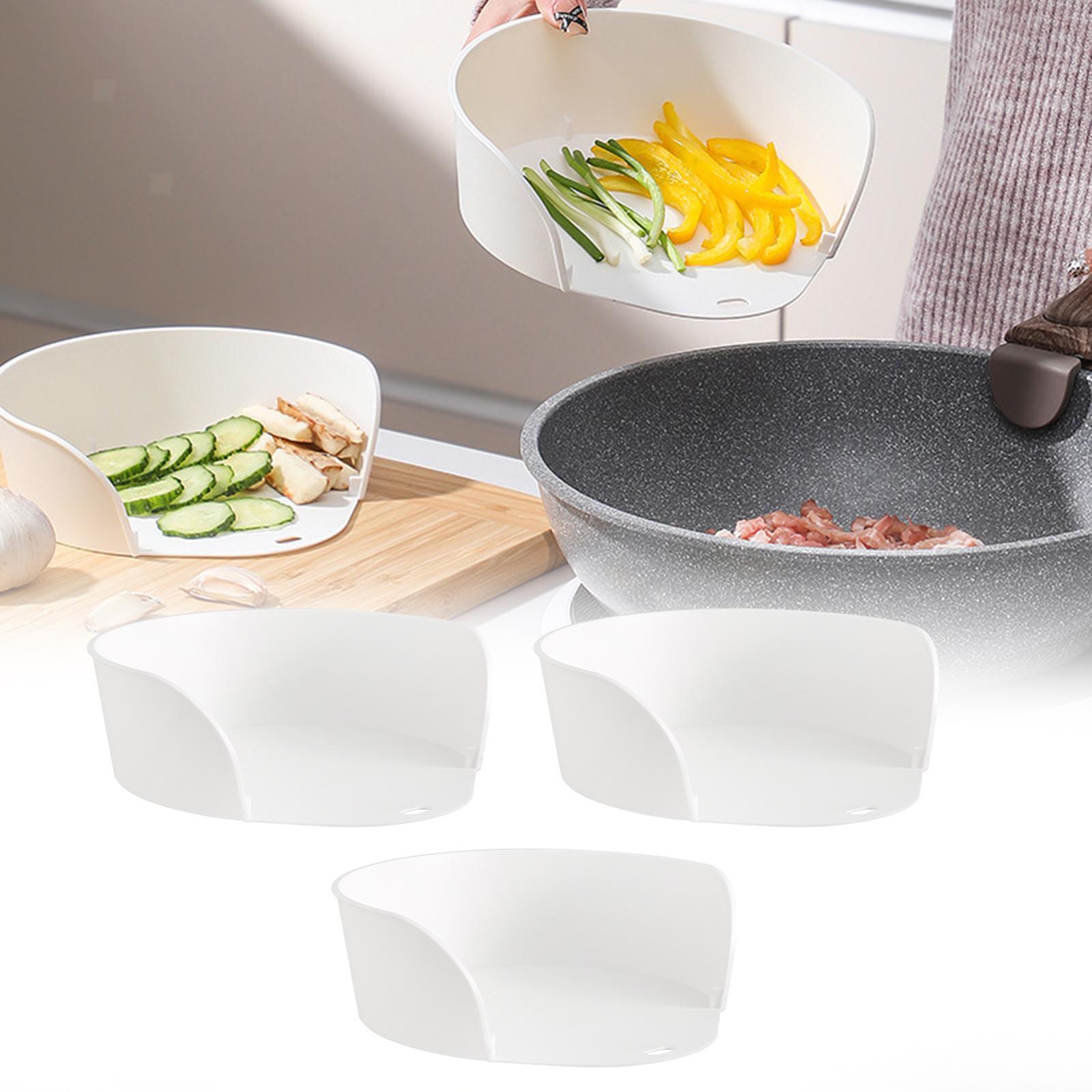 3Pcs Food Preparation Tray Meal Prep Bowls for Restaurant Home Use ...