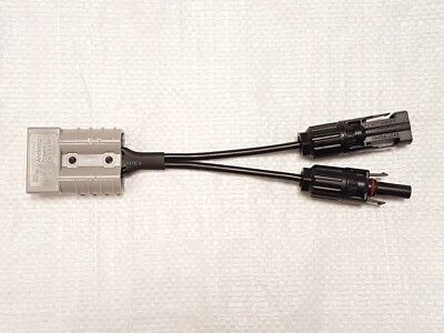 Anderson plug GENUINE to MC4 Solar Connector/plug Adaptor 12v50A ...