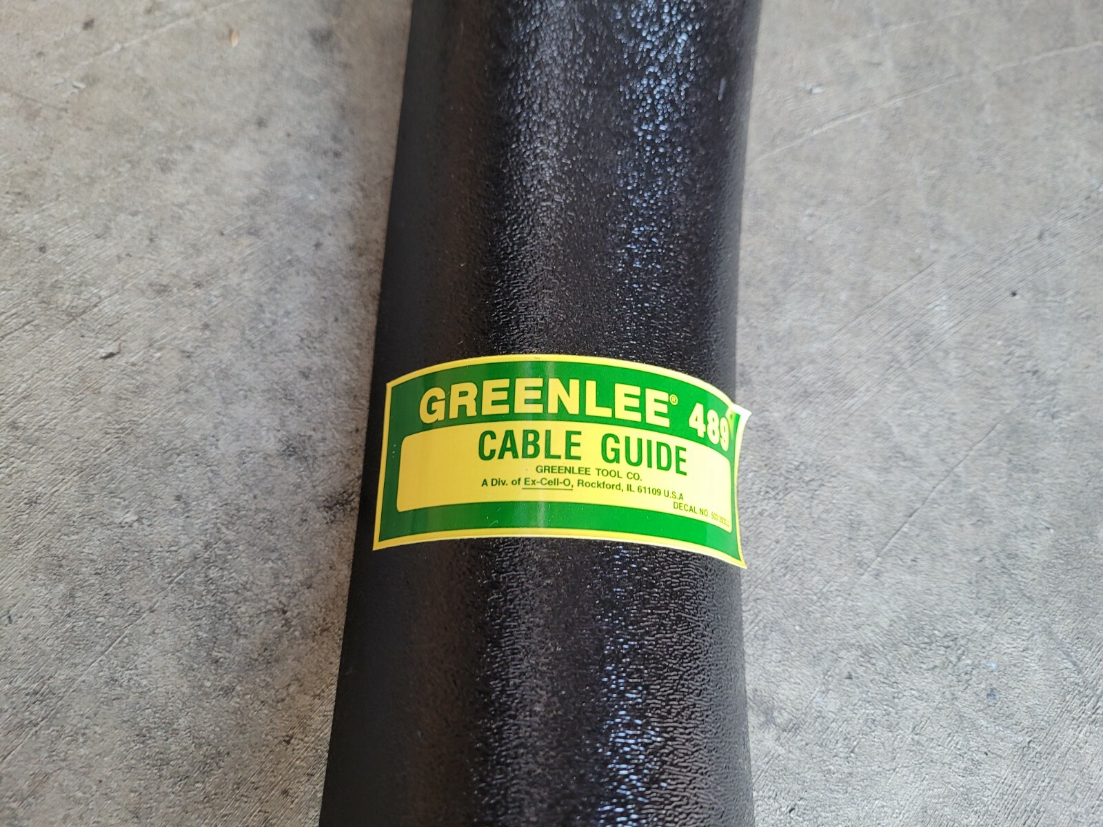 Greenlee 489 13" x 3-1/4" x 12" Radius Nylon/Plastic Shoe Cable Pulling ...