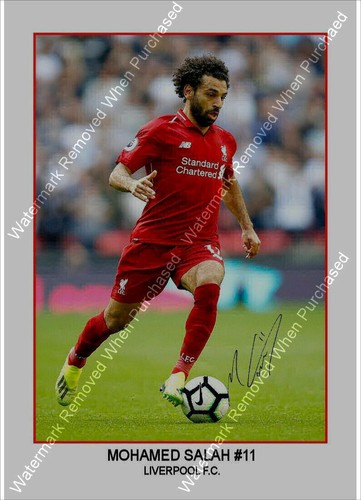 MOHAMED SALAH SIGNED LIVERPOOL F.C.A4 PHOTO PRINT MEMORABILIA | eBay UK