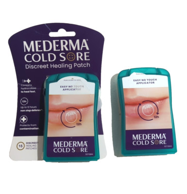 (2) Mederma Cold Sore Discreet Healing Patch, 30 Total, Exp 3/27 ...
